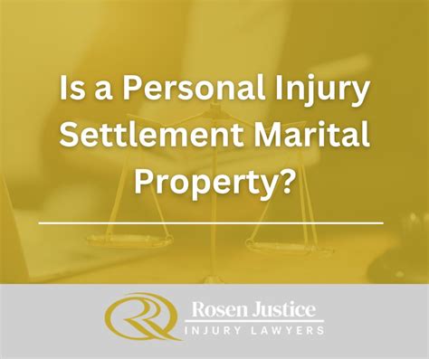 Is A Personal Injury Settlement Marital Property 100 Free Consultation