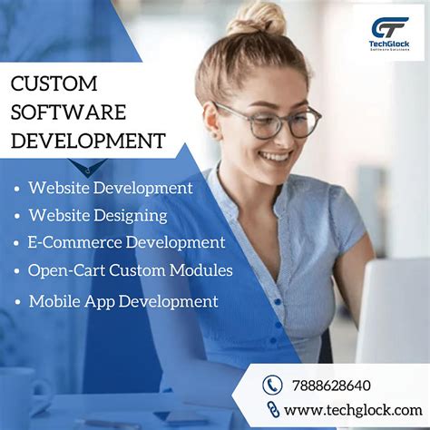 Custom Software Development Company Mixed Media By Techglock Software