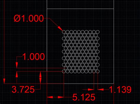Best Correct Way Of Dimensioning A Grid Pattern Of Holes R Machinists