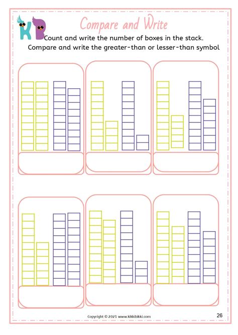 Greater Than Lesser Than Free Math Printable Worksheets