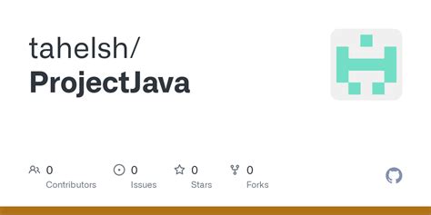 Github Tahelshprojectjava