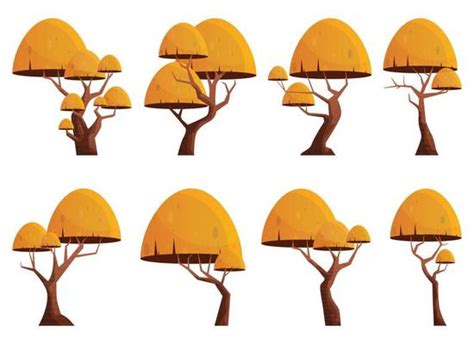 Architectural Tree Elevation Vector Art Icons And Graphics For Free Download