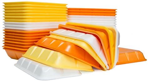 Лотки из вспененного полистирола ВСП для упаковки пищевой продукции