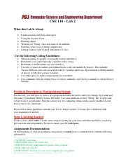 CSE Lab Cse Lab What This Lab Is About Familiarization With Basic Data Types
