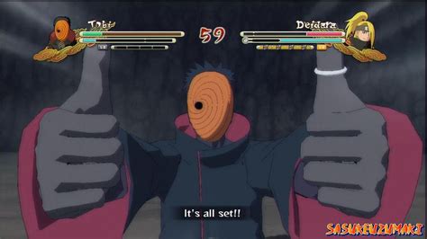 Naruto Shippuden Ultimate Ninja Storm 3 Tobi Vs Deidara Hd Youtube