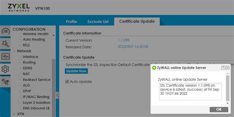 Flex 700 Certificate Download Has Failed — Zyxel Community