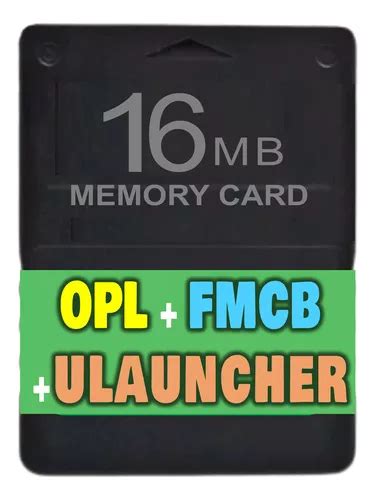 Memory Card Opl Ulauncher Fmcb Atualizado Para Ps2 Frete grátis