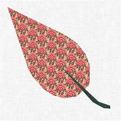Leaf Collection Foundation Paper Piecing Pattern Fpp Quilt Etsy