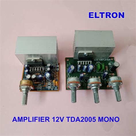 Jual Kit Power Amplifier BTL Mono TDA2005 12V DC Shopee Indonesia