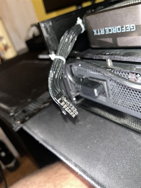 Moddiy Custom 8pin Melted In Gpu Port 3080ti Fe R Pcmasterrace