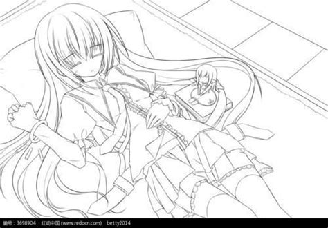 简笔画人物躺姿 简笔画图片大全 普车都