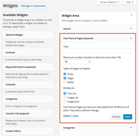 How To Show Popular Posts In The Wordpress Sidebar