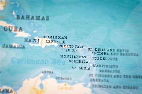De Realistische Kaart Van Puerto Rico Stock Illustratie