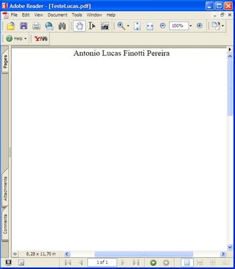 Gerando Arquivos Pdf Em C