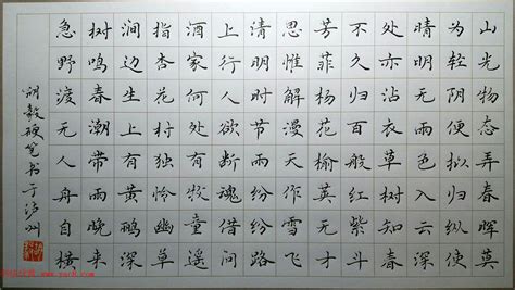 胡毅硬笔书法作品三幅 中国书法协会官网 Chinese Calligraphy Association