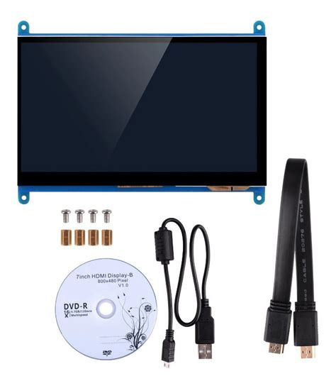 Display 7 Pulgadas Raspberry Beaglebone Hdmi Touch 800x480 Cyberofice