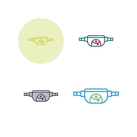 Fanny Pack Vector Icon 27016229 Vector Art At Vecteezy
