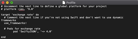 嘗試在xcode專案上安裝第三方函式庫 以swiftyjson作為嘗試 By 劉子瑜 彼得潘的 Swift Ios App 開發教室