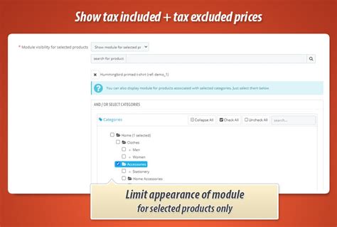 Module To Show Two Prices Tax Included And Tax Excluded