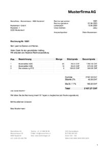 Auftragsbestätigung Vorlagen Muster Word Excel