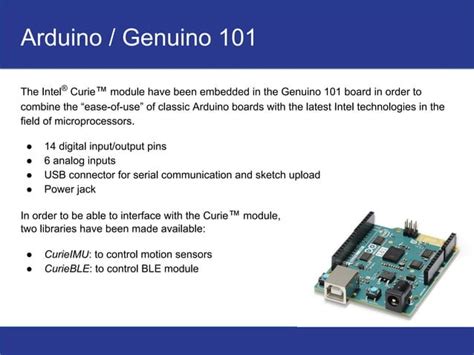 Intel Curie Presentation Ppt