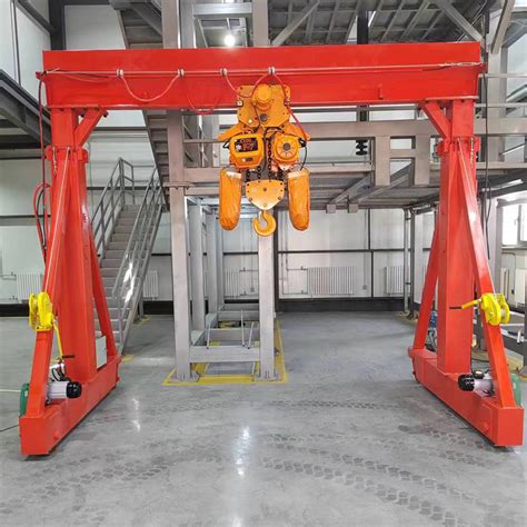 Trackless Gantry Crane Wireless Remote Control Gantry Small Lift