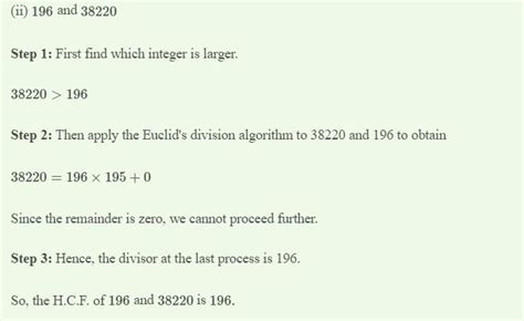 ExERCISE 1 1nUse Euclid S Algorithm To The HCF Ofn I 900 And 270n