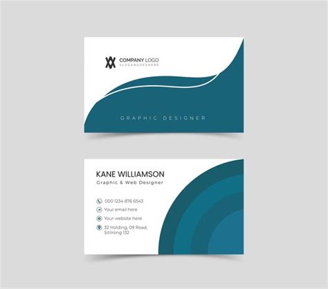 Diseño de tarjetas Vector Premium