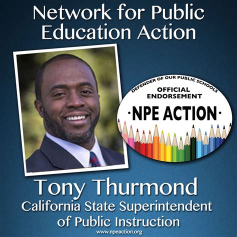Tony Thurmond For California State Superintendent Of Public Instruction