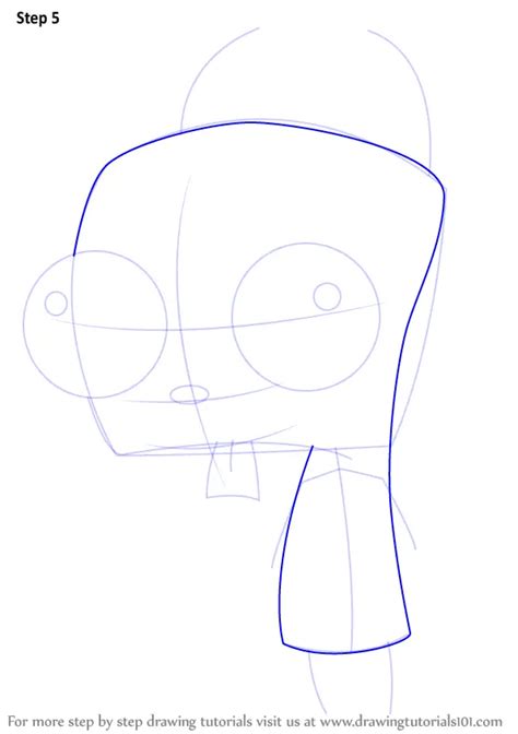 How To Draw GIR From Invader Zim Invader Zim Step By Step DrawingTutorials Com