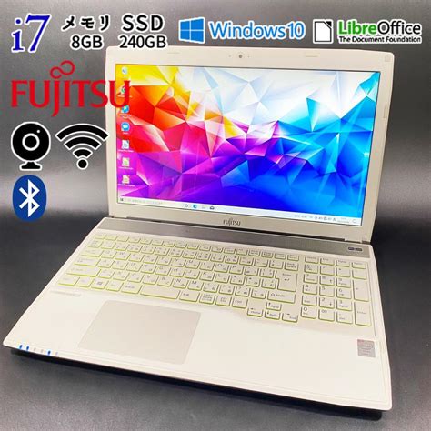 30％割引ブラック系輝い 高スペック 富士通 超美品第4世代i3！新品ssdノートパソコン ノートpc Pcタブレットブラック系