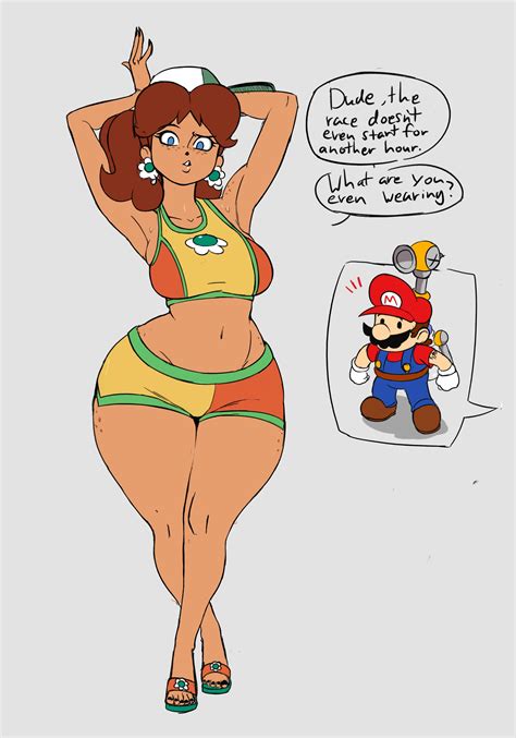 Kseg3501 F L U D D Mario Princess Daisy Princess Daisy Swimwear