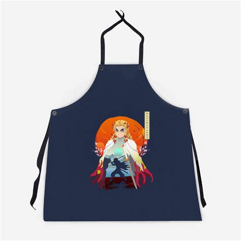 Kimetsu No Yaiba Unisex Kitchen Apron Rondes By Teefury