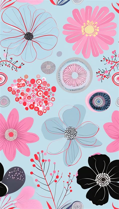 Intricate Turkish Floral Tile Pattern For Seamless Design Playground
