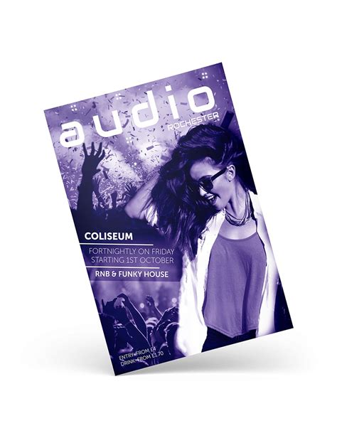 Single Sided Flyer And Leaflet Printing Aura Print