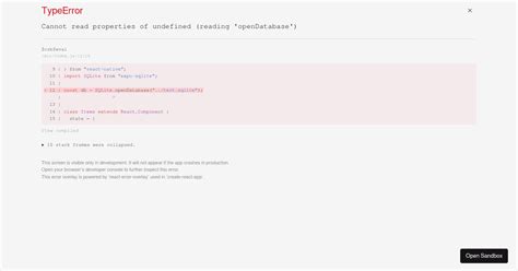 Sqlite Test Codesandbox