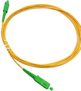 SC APC To SC APC Simplex Singlemode Patch Cable Thor Broadcast