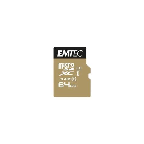 Emtec 64gb Speedin Micro Sdcx Class 10 Ecmsdm64gxc10sp Kuantokusta