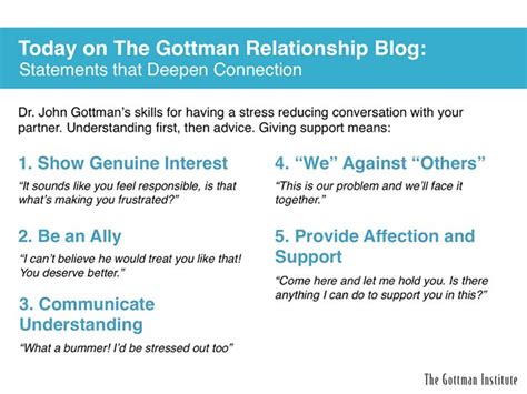 Gottman Relationship Blog Promoting Connection Relationship Blogs