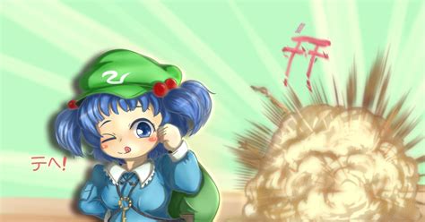 東方 壮大なイタズラをしたにとり・・・ヽ´Д`ﾉ タロウぽんのイラスト Pixiv