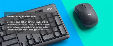 Jual Logitech Mk Combo Keyboard Dan Mouse Wireless Silent Dengan Tombol Multimedia Shopee