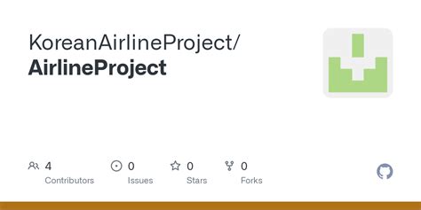 GitHub KoreanAirlineProject AirlineProject