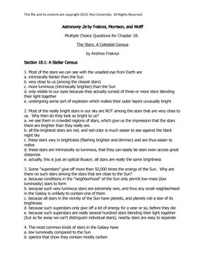 Open Stax Astronomy 2e Test Bank Answer Key OpenStax Astronomy 2 E