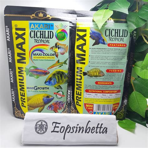 Jual Akari Chiclid Premium Maxi Blue Yellow Red 1 Mm Floating