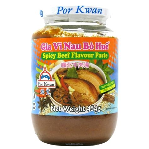 Por Kwan Bo Hue Spicy Beef Paste 454g | Thai Pantry