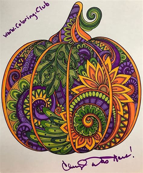 Colorit Coloring Club Colorist Cheryl Mikel Adultcoloringpages