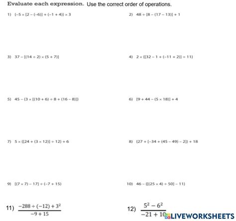 Free Grouping Symbols Worksheet Download Free Grouping Symbols