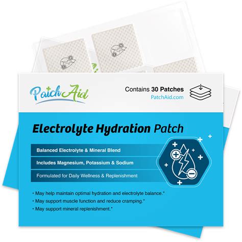 Hydration And Electrolyte Support Patches