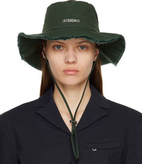 Jacquemus Green Le Papier Le Bob Artichaut Bucket Hat SSENSE UK