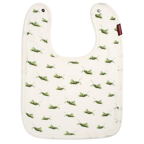 Grasshopper Organic Cotton Three Layer Traditional Bib Milkbarn